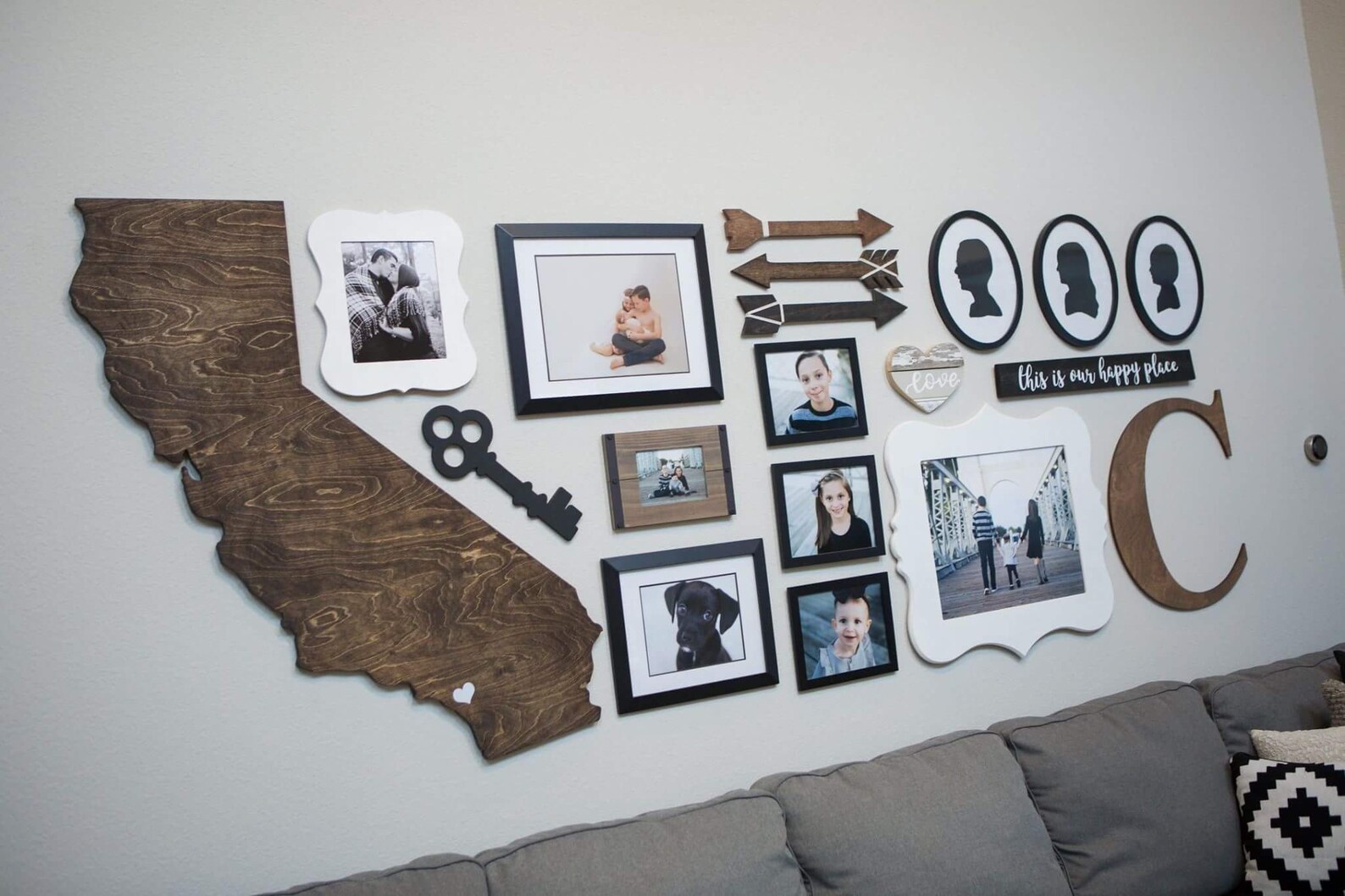 Any State in 1/2" Thick Unfinished Wood | DIY State Craft Shape ...
