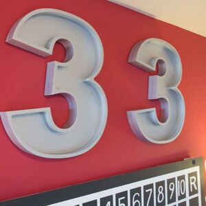 Painted Fillable Wood Letter or Number | 3D Letter or Number | Colorful ...
