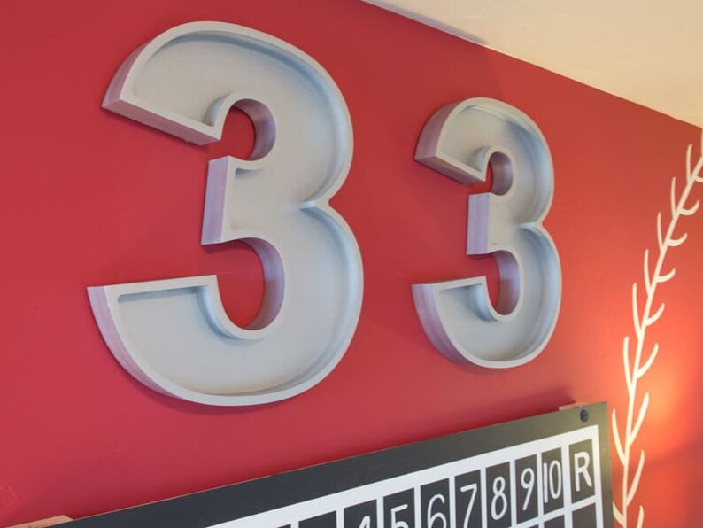 Painted Fillable Wood Letter or Number 3D Letter or Number | Etsy