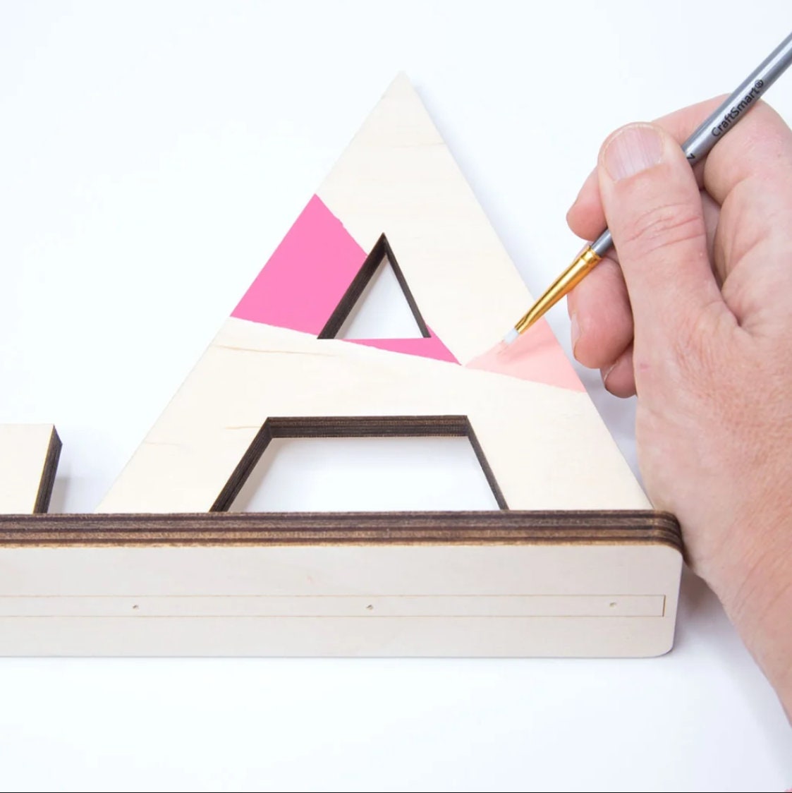 Letter Stands 10Pcs 19cm Wood Letter Bases - English Alphabet Display ...