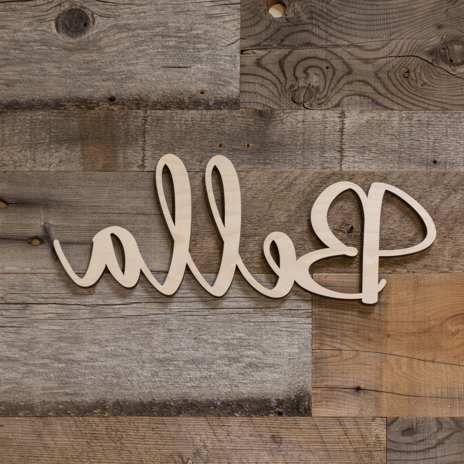 Script Wood Letters | Cursive Wall Letters | Nursery Name | Kid's Room ...