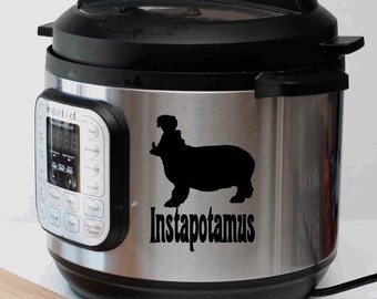Instapotamus Instapot Decal | Etsy