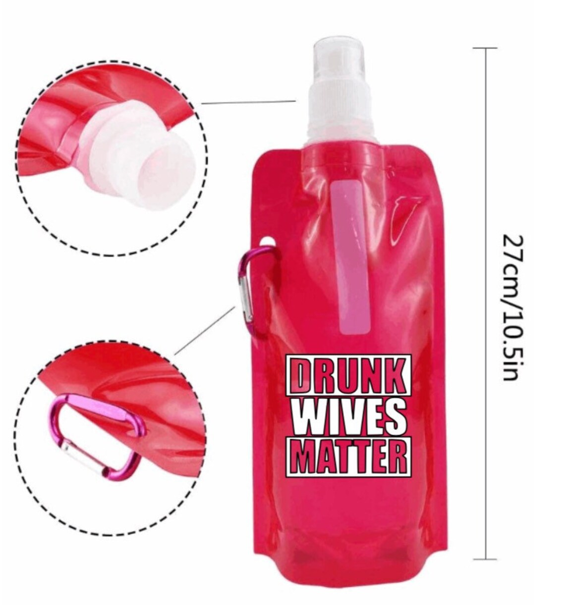 Adult juice Pouch/reusable Collapsible Flask - Etsy