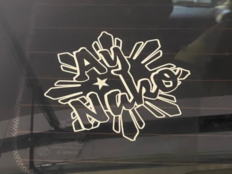 Filipino Pride Window Decal | Funny Pinoy “ay Nako” Sticker | Car ...