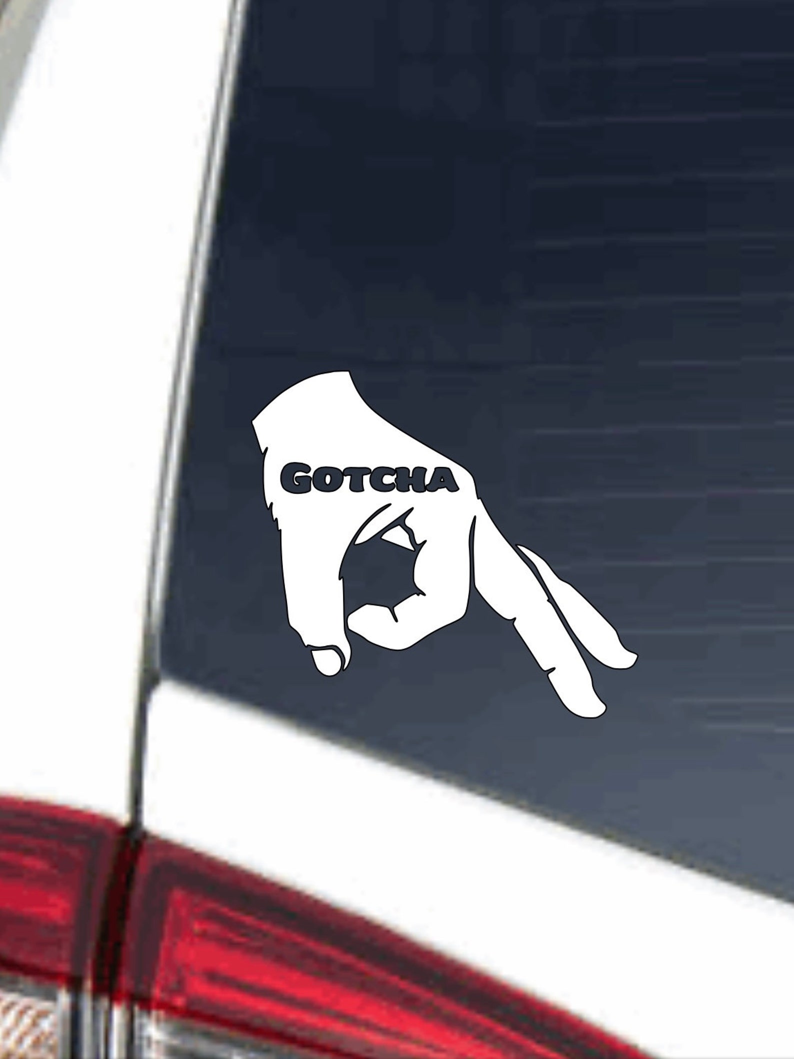 Funny Gotcha Ball Gazer Vinyl Decal - Etsy