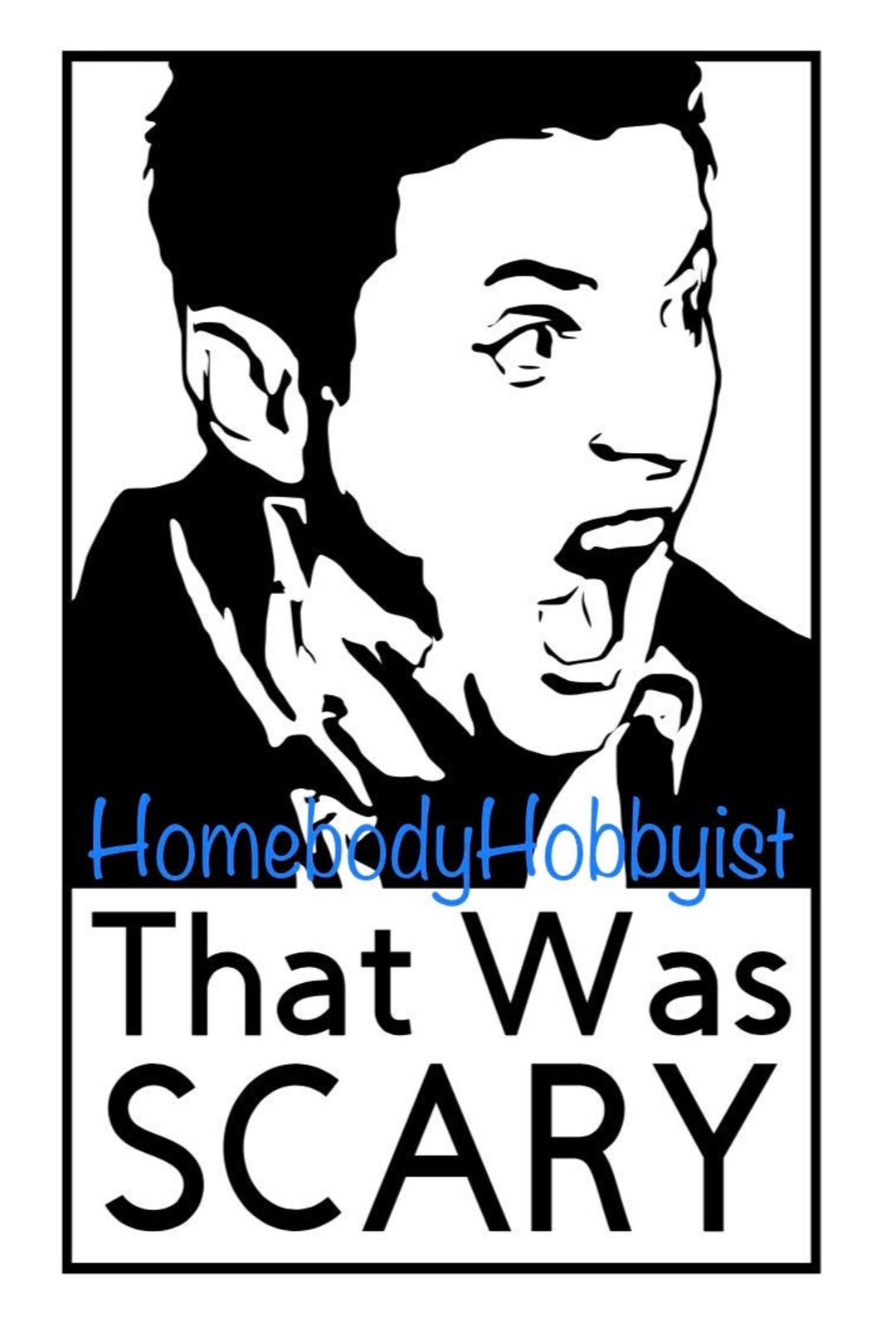 SVG - Supernatural Dean Winchester Screaming "that Was Scary!" From ...