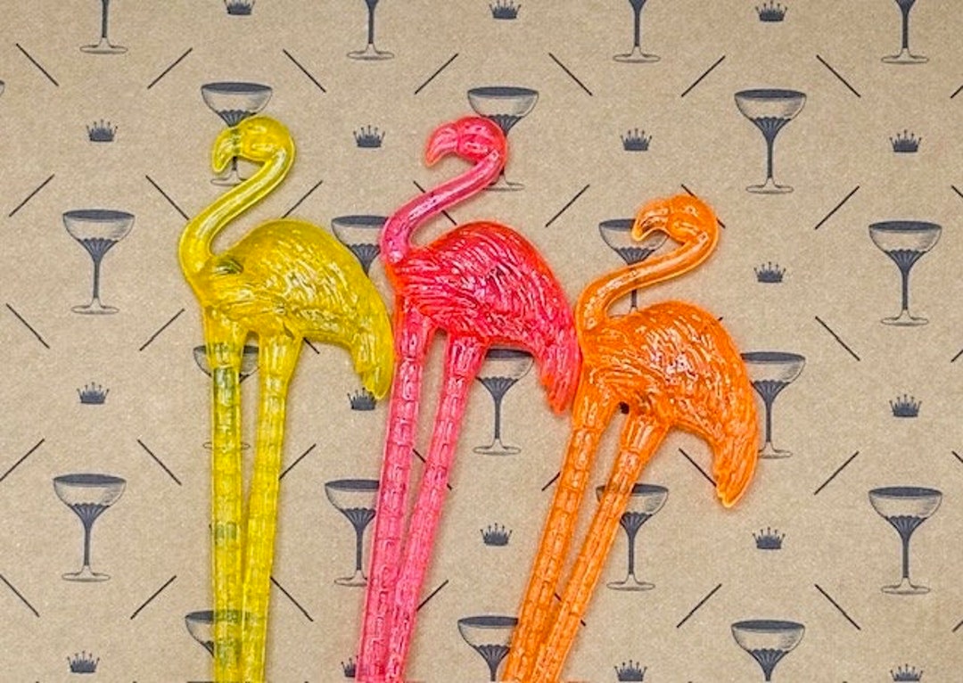Flamingo Stir Sticks (15cm) , Drink Stirrers, Swizzle Sticks for Your ...