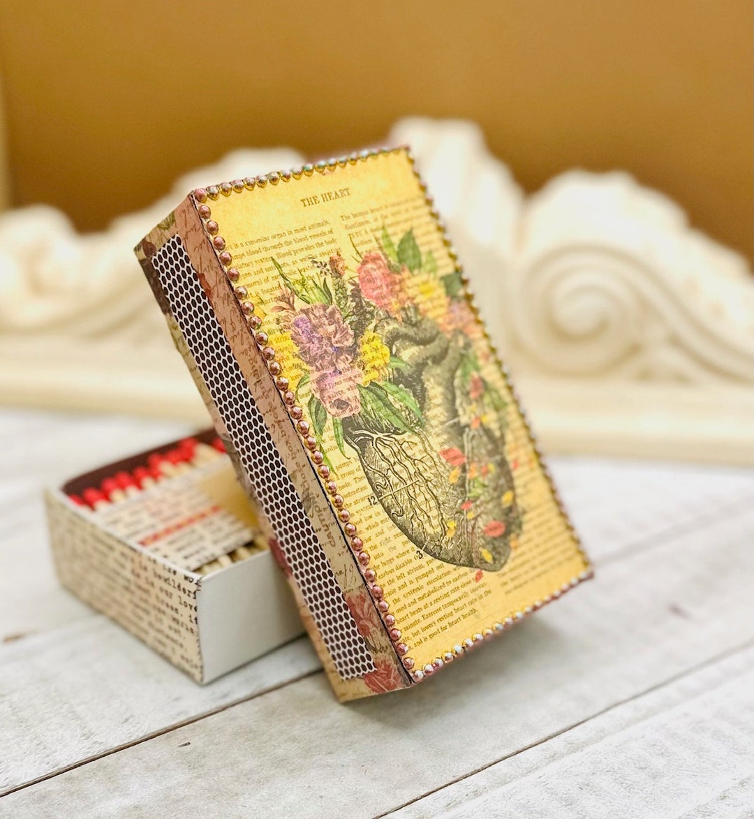 Sacred Heart Matchbox, Corazon, Anatomical Heart, Matches, Functional ...