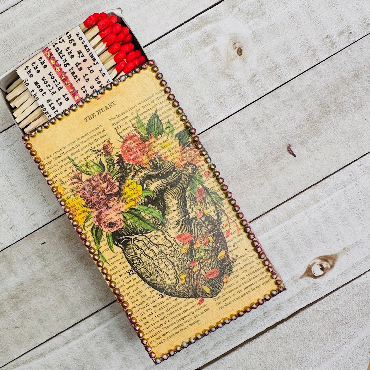 Sacred Heart Matchbox, Anatomical Heart, Matches, Functional Art ...