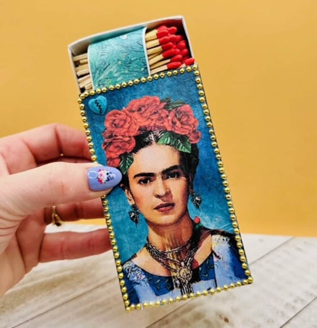 Frida Kahlo Handcrafted Matchbox, Broken Heart, Frida Fan, Iconic Women ...