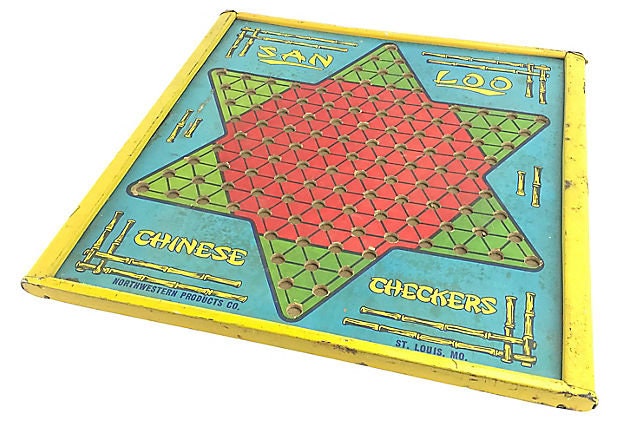 Chinese Checker Game Board & Marbles Chinese Checker Game Board & Marbles