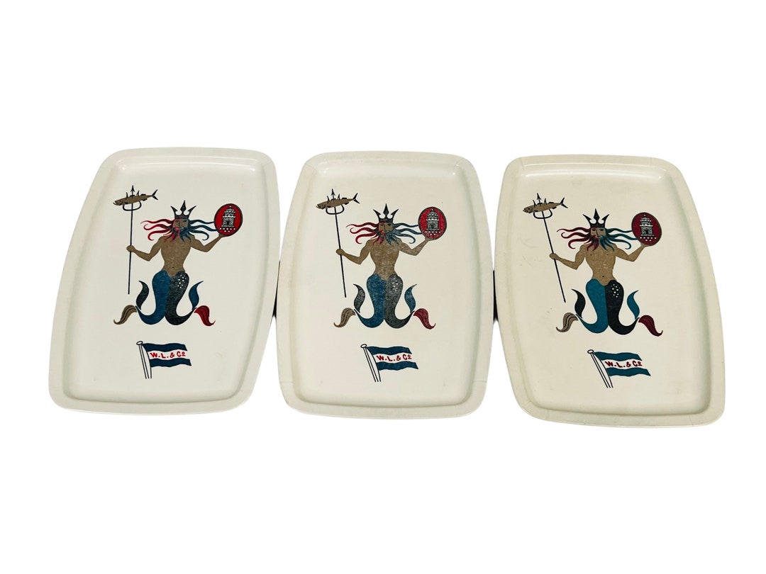 Set of 3 Rosti Melamine Snack Trays Mepal Service Made in Denmark - Etsy