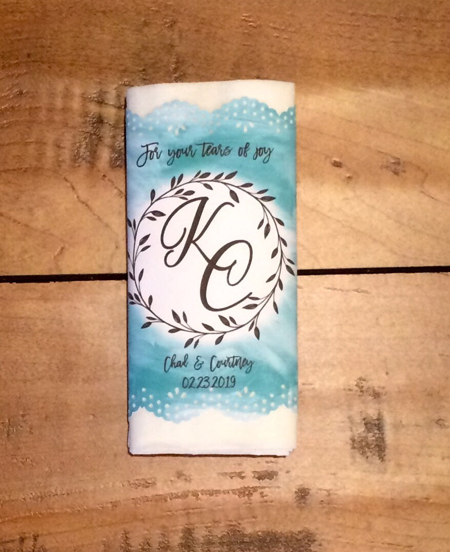 Wedding Favors Wedding Tissue Pack Happy Tears Tissues | Etsy