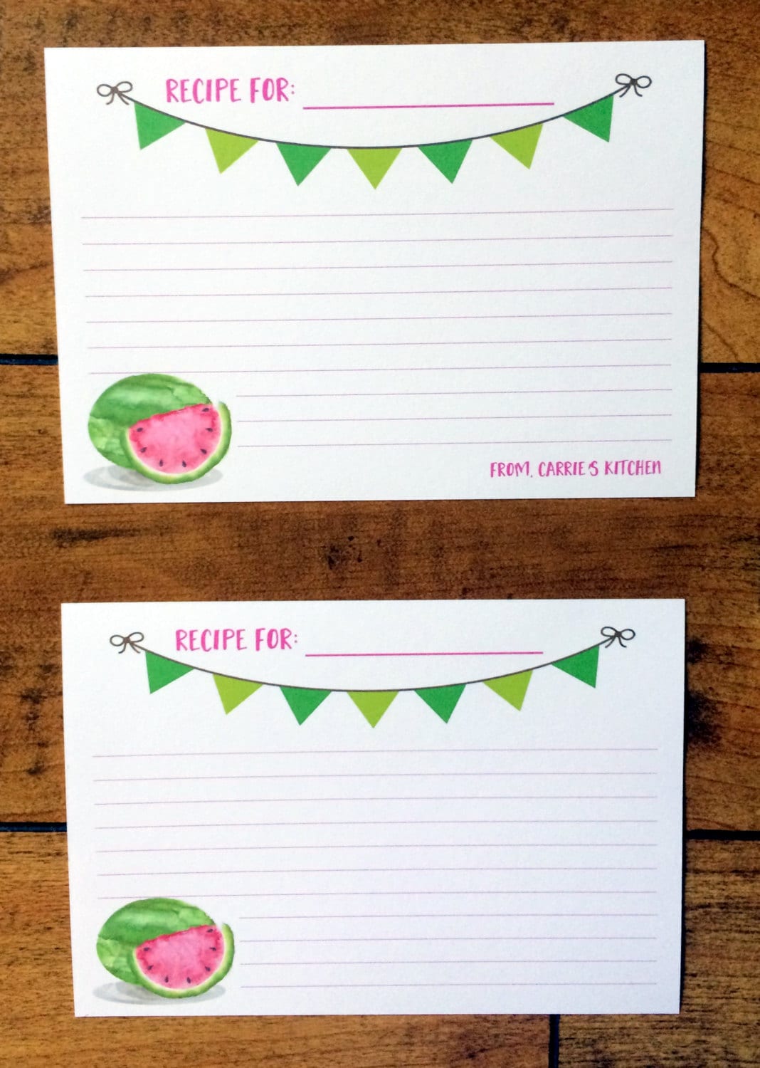 Recipe Cards Personalized Recipe Cards Custom Recipe Cards | Etsy