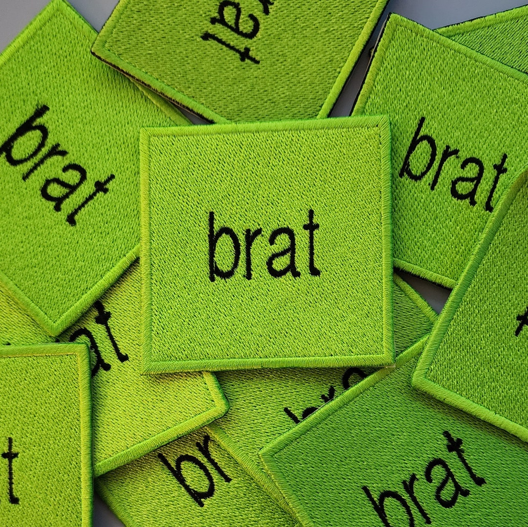 Green Brat Patch - Etsy