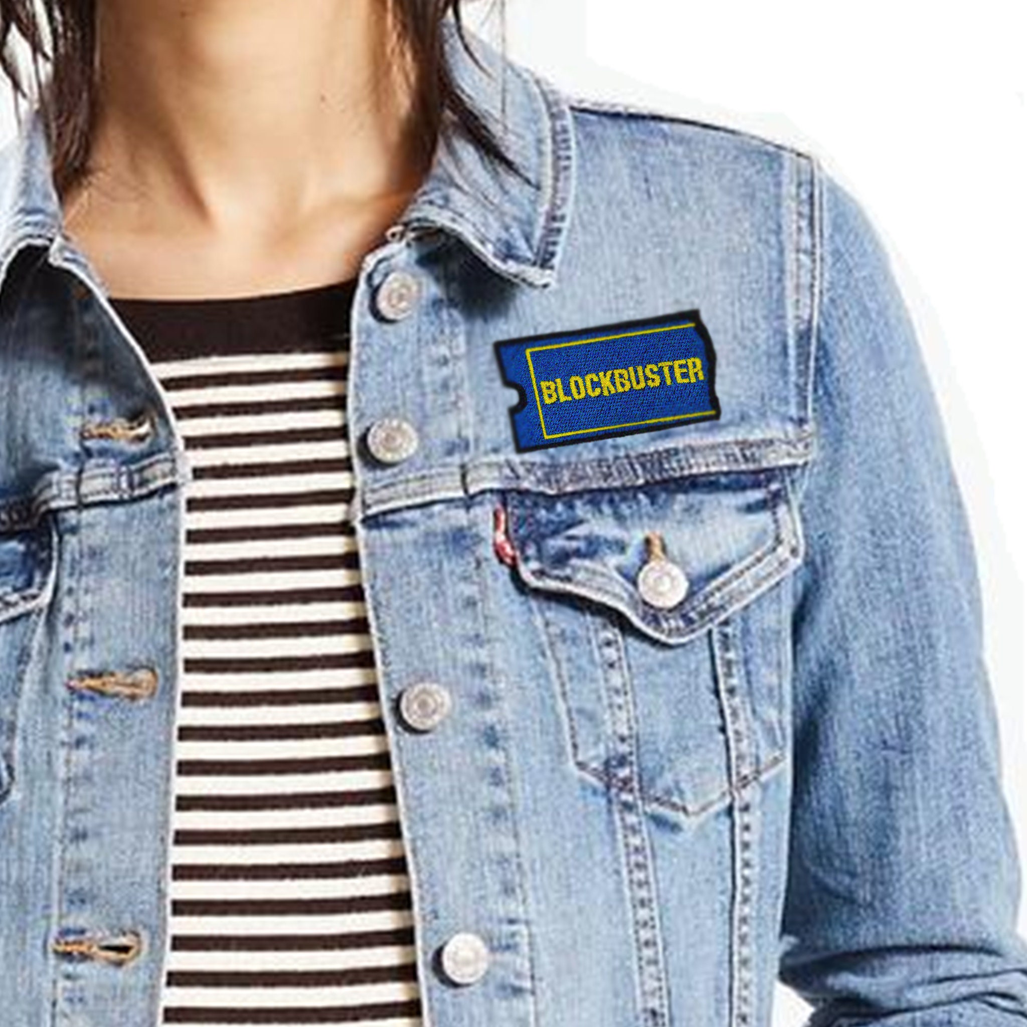 90s Retro Blockbuster Logo Patch video Rental Store Vintage - Etsy UK