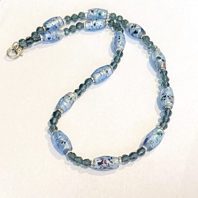 Lampwork Bead Necklace - Etsy
