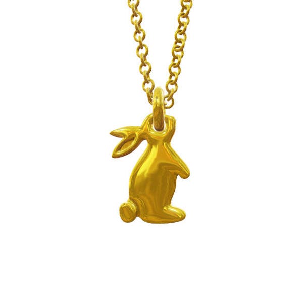 Gold Bunny - Etsy