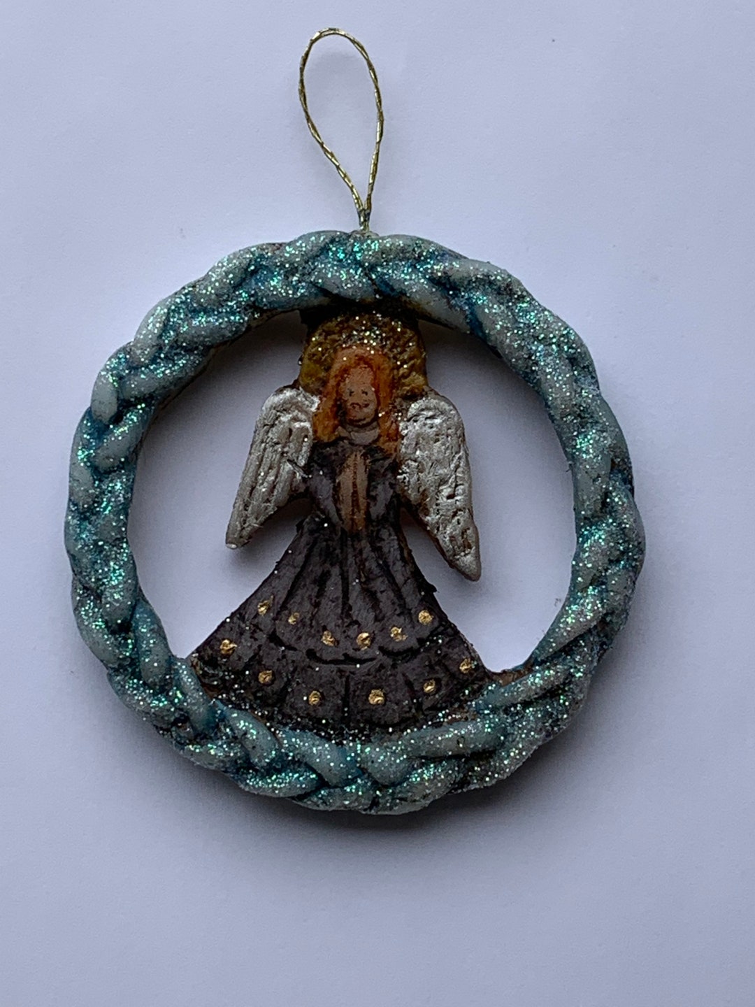 Handcrafted Wax Angel Christmas Ornament - Etsy