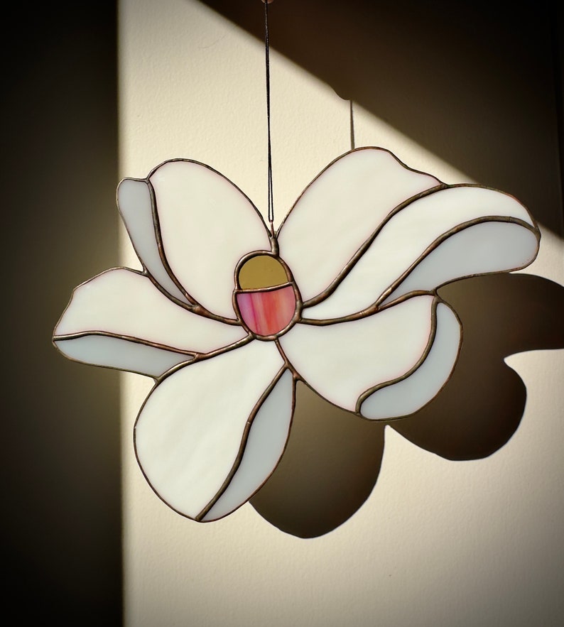 Magnolia Stained Glass - Etsy