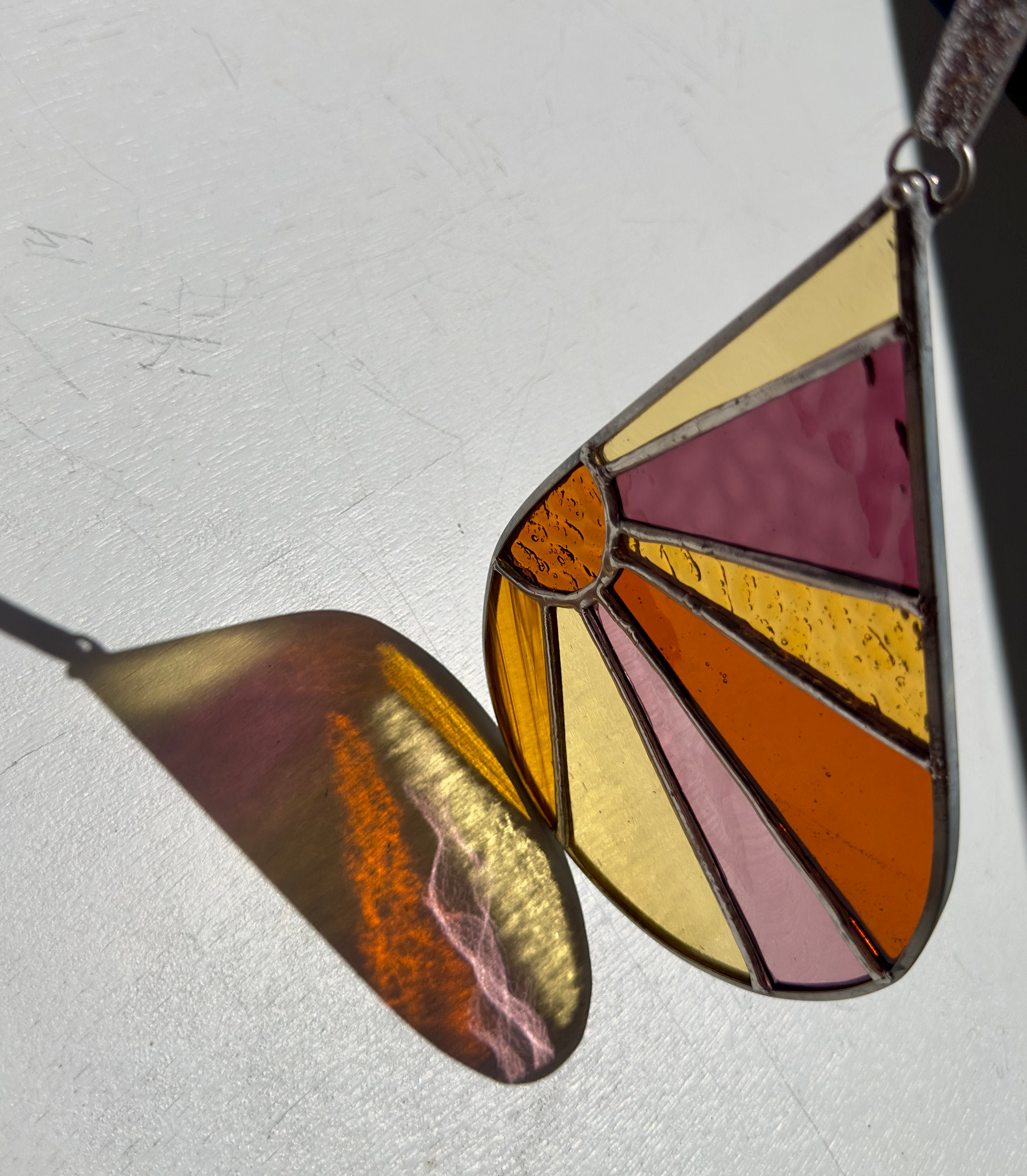 Stained Glass Sunshine in the Rain - Etsy