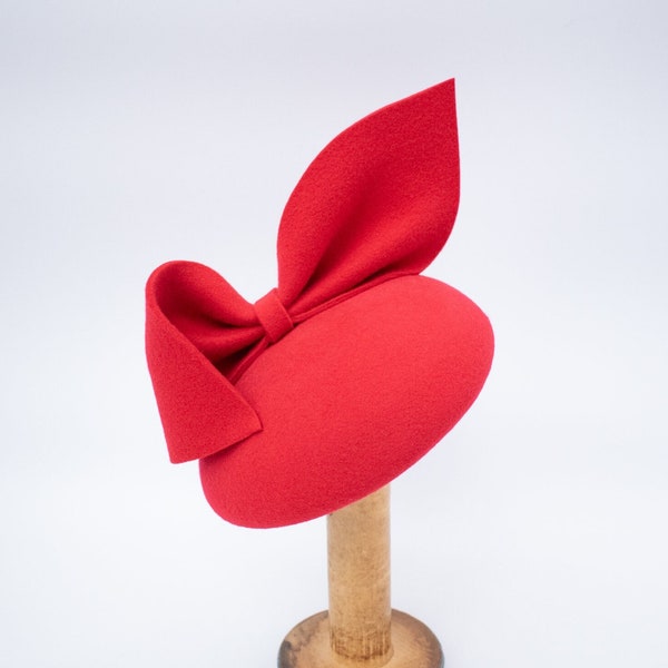 Red Felt Hat - Etsy