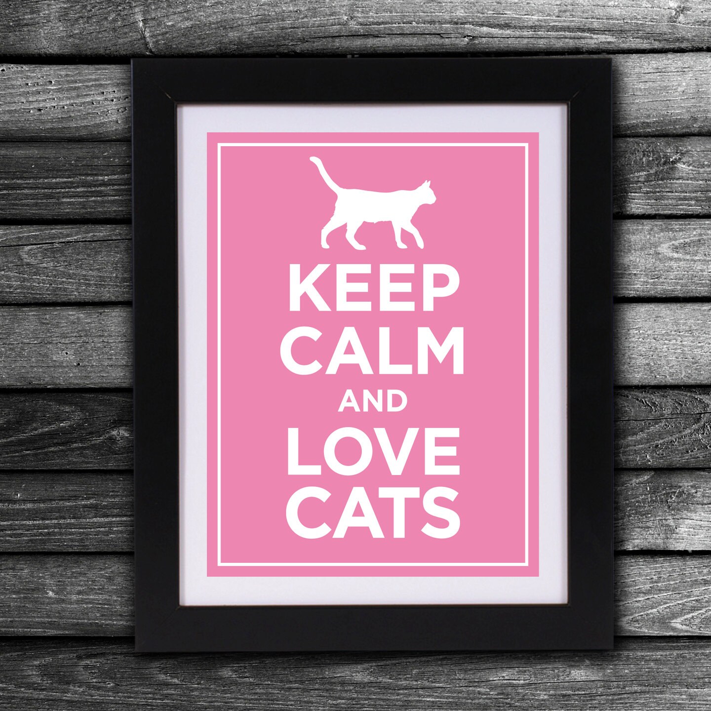 Keep Calm And Love Cheetah Print