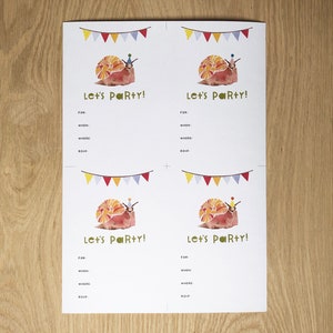 Printable Party Invitation, Birthday Invitation, Instant Download ...