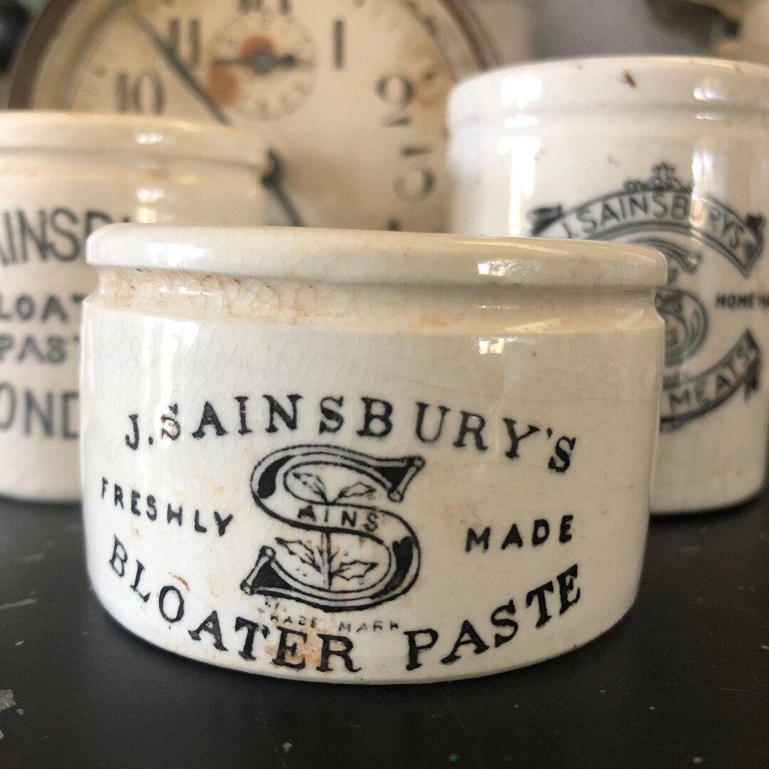 Vintage Sainsbury's Bloater Paste England - Etsy