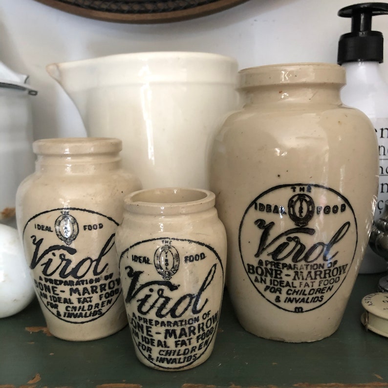 Vintage Virol Jar From England Small, Medium, or Large - Etsy
