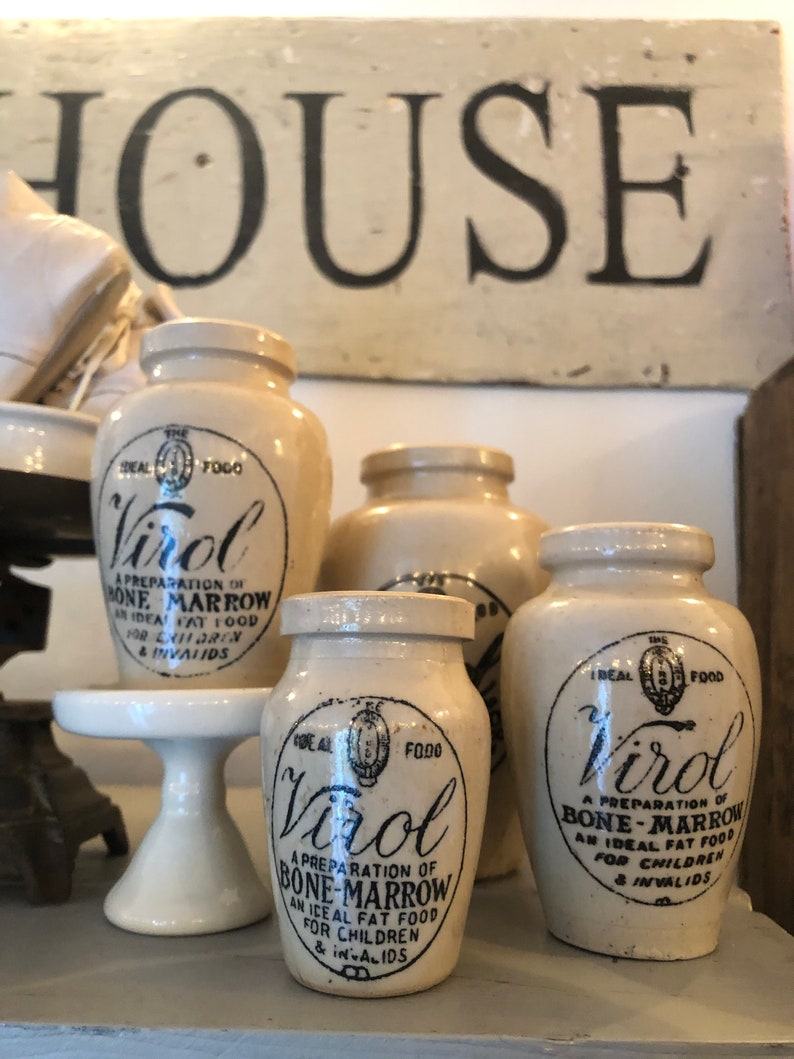 Vintage Virol Jar From England Small, Medium, or Large - Etsy