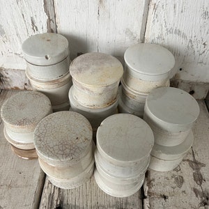 White Plain Lidded Pot From England - Etsy