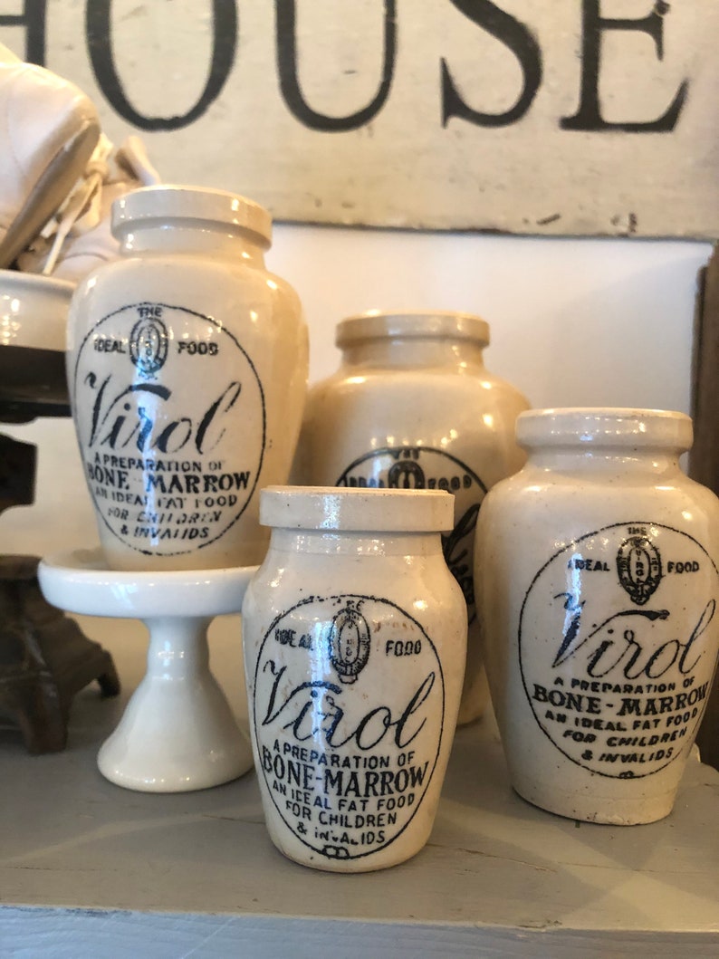 Vintage Virol Jar From England Small, Medium, or Large - Etsy
