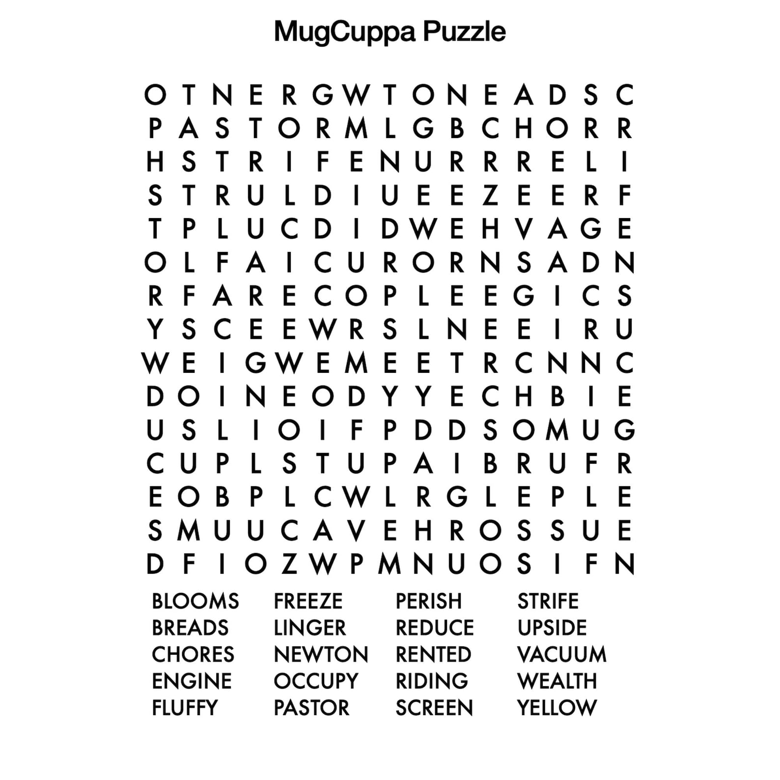 Word Search Puzzle | 100 Printable Puzzles for Kids and Adults ...