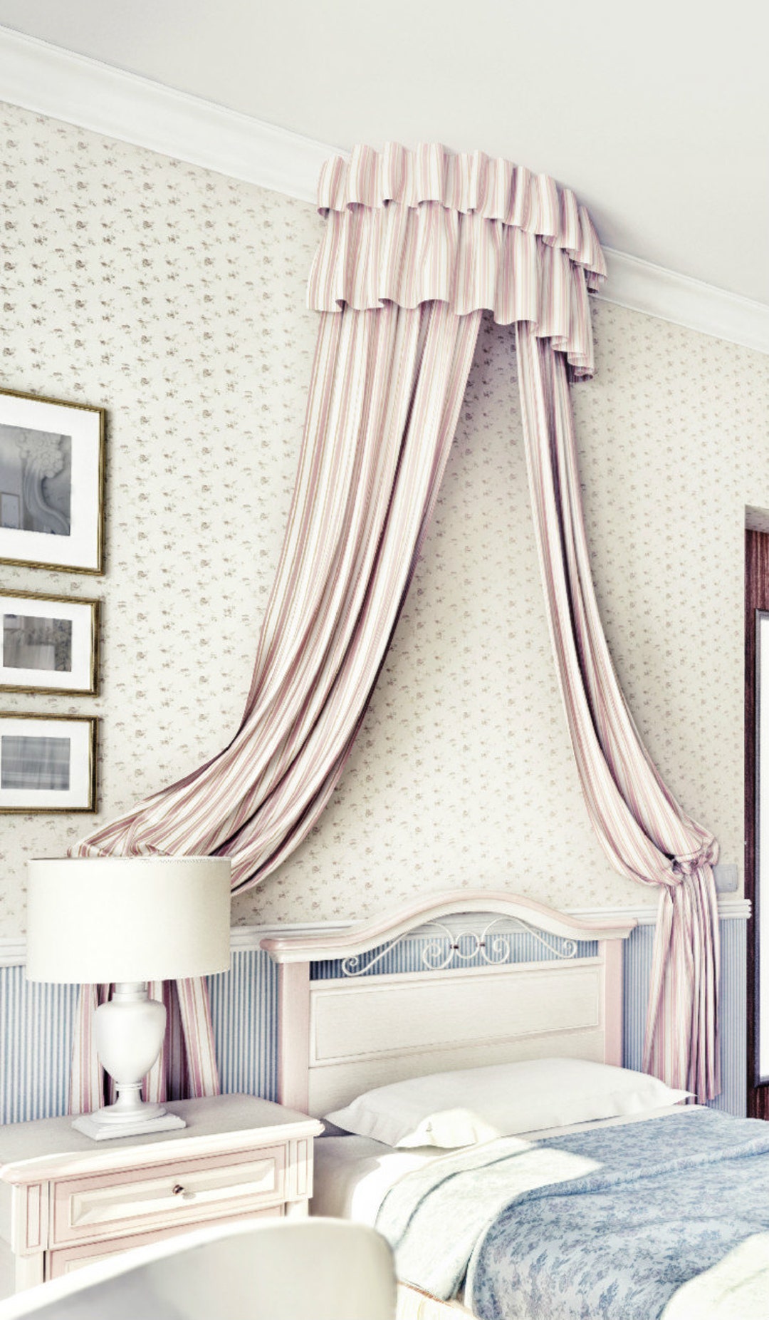 Danity Custom Bed Crown Great for Girls Bedroom Made to Measure Your ...