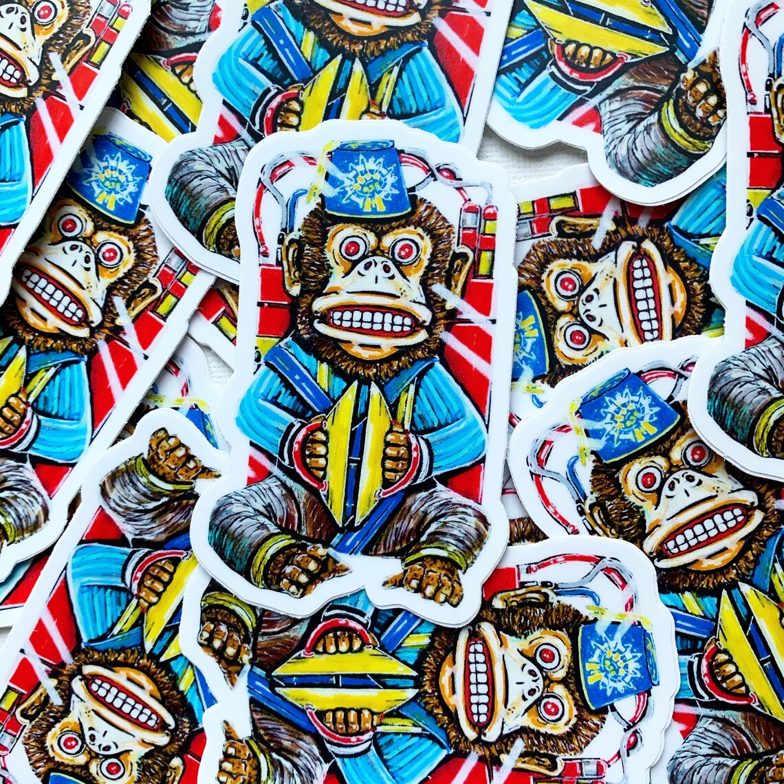 Monkey Bomb Sticker Call of Duty Black ops zombie sticker die | Etsy