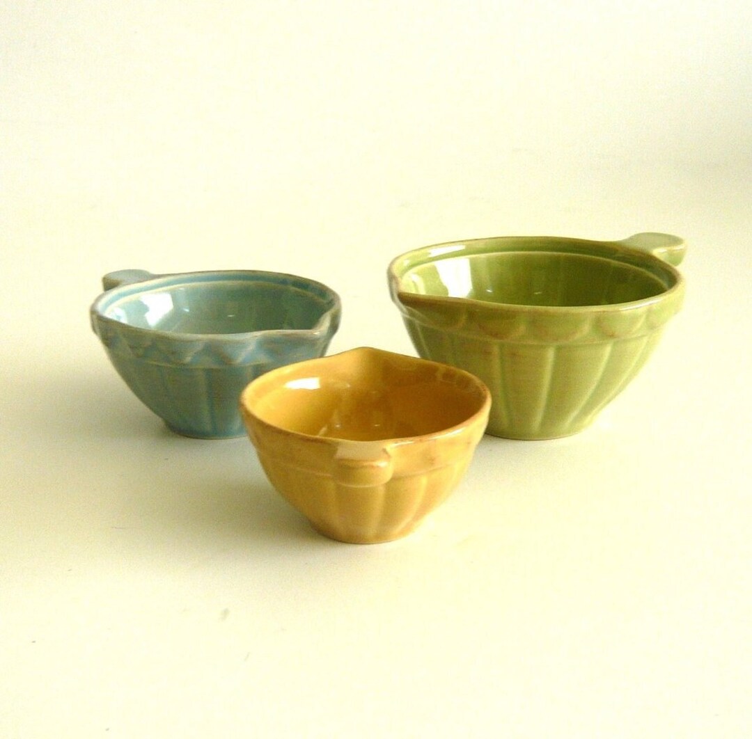 Ceramic Measuring Nesting Cups Willow House "hyacinth" Southern Living ...