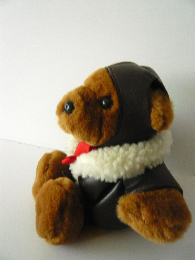 Collectible Teddy Bear Born to Fly USA Aviator - Etsy