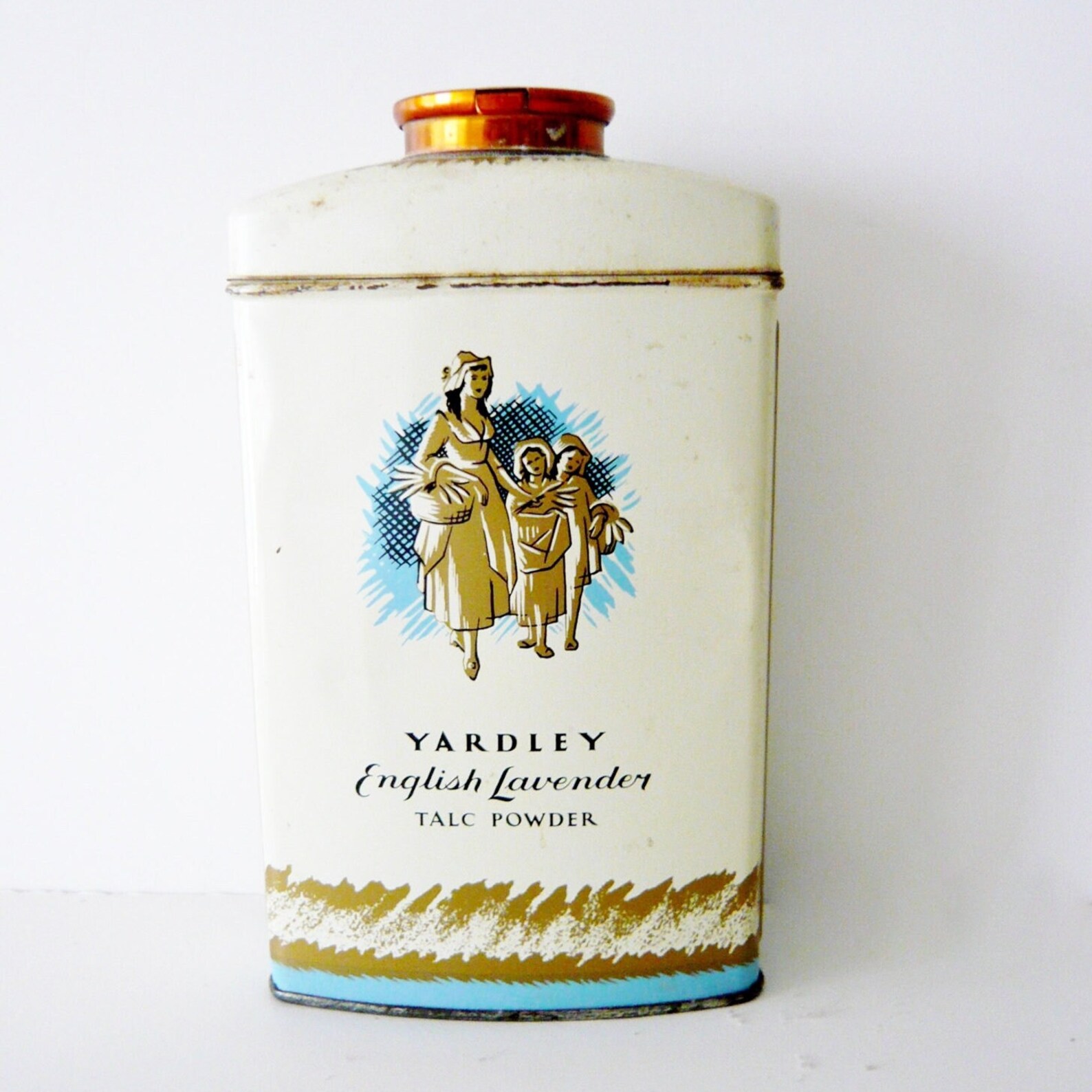 Vintage Powder Tin Yardley English Lavender - Etsy