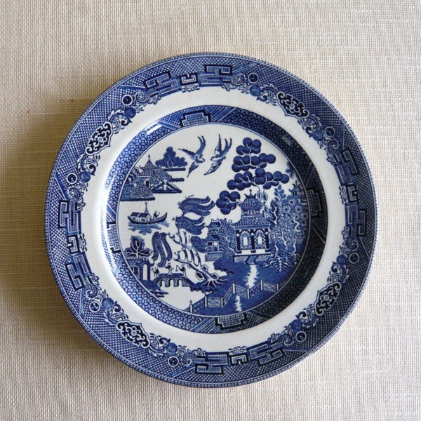 Willow Pattern Plate - Etsy