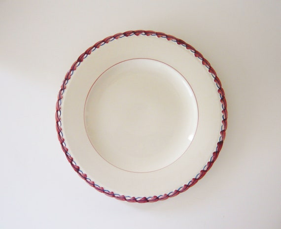 Vintage Vernonware Monterey Pattern Chop Plate Platter Hand | Etsy