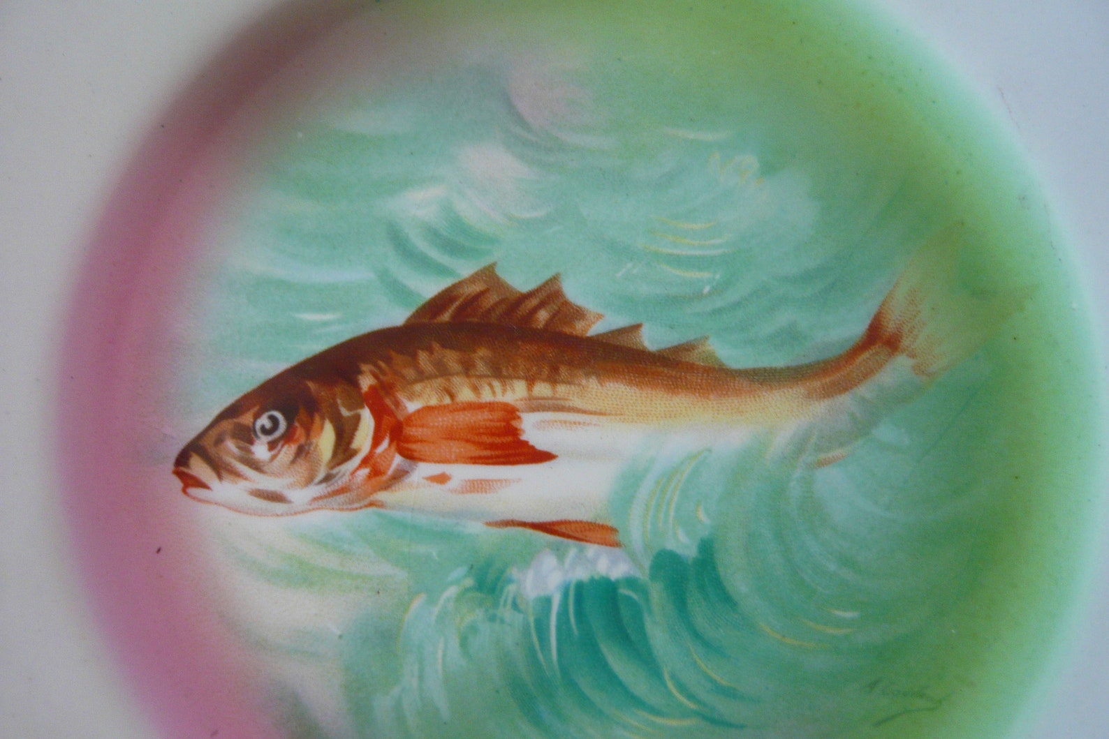 Set of Six Sterling China Fish Plate - Etsy