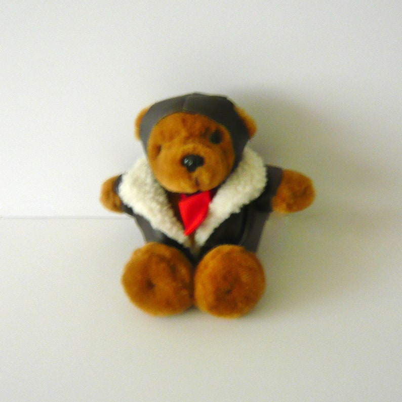 Collectible Teddy Bear Born to Fly USA Aviator - Etsy