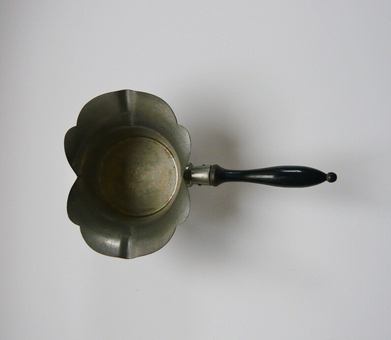 Pewter Serving Ladle by Queens Art Pewter Lotus Flower Shape - Etsy