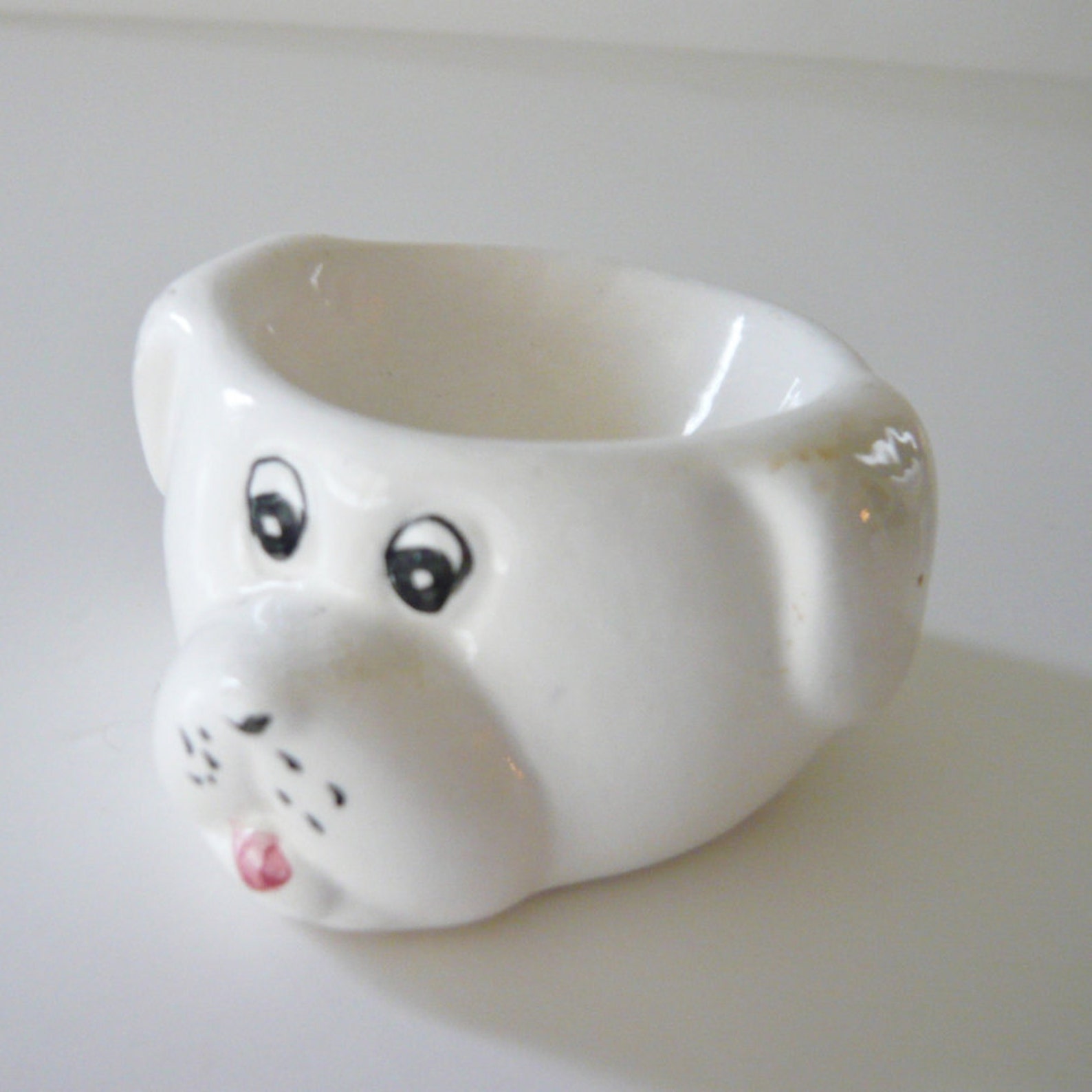 Vintage Egg Cup - Animal - Dog - Etsy