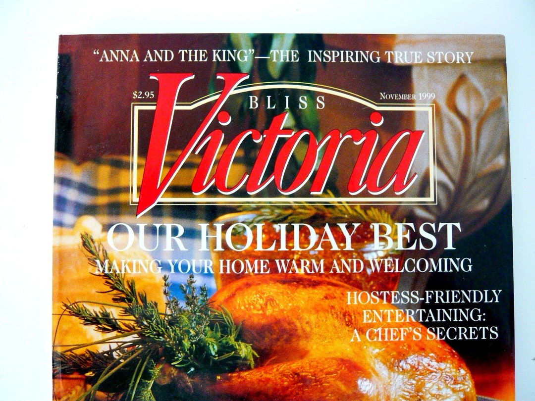 Victoria Magazine November 1999 - Etsy