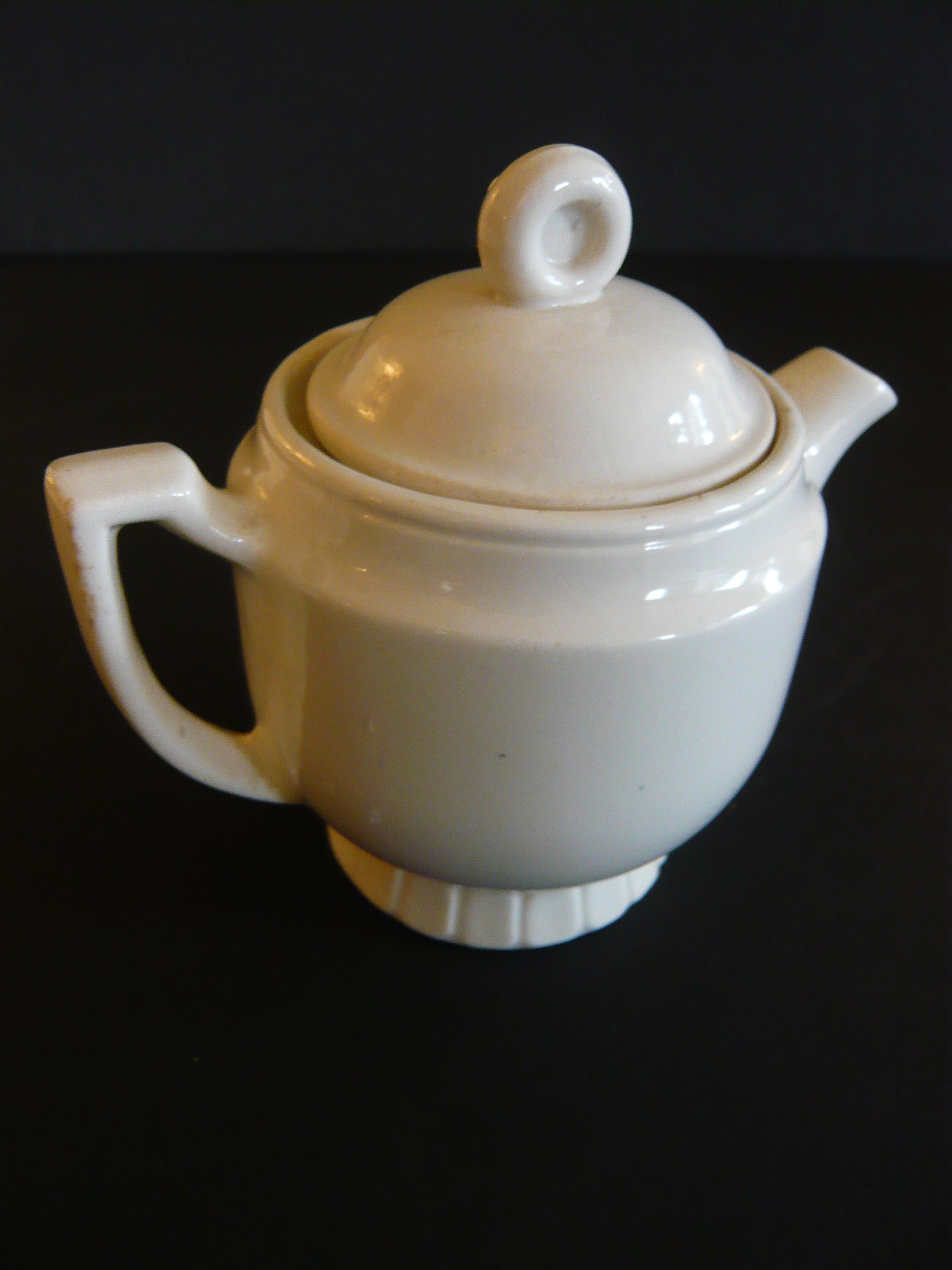 Vintage Porcelier Vitreous China Teapot Hand Decorated | Etsy