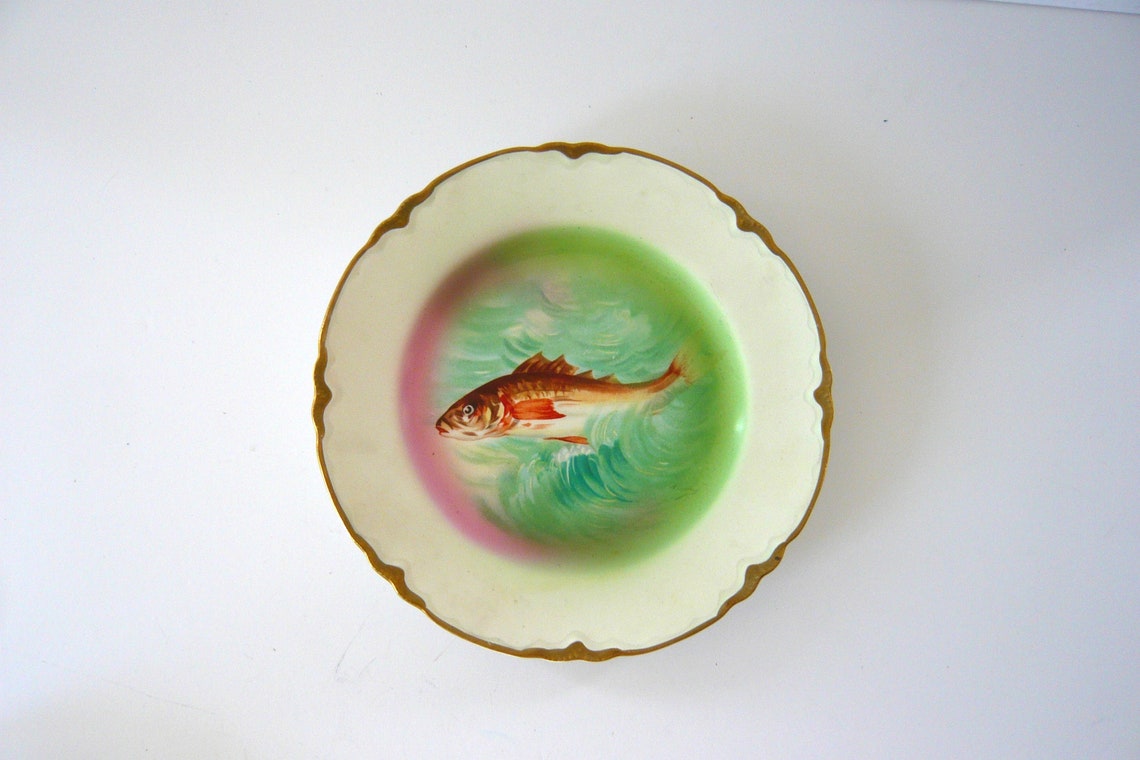 Set of Six Sterling China Fish Plate - Etsy