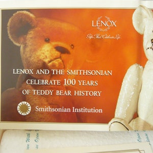 Lenox Smithsonian Teddy Bear - Etsy