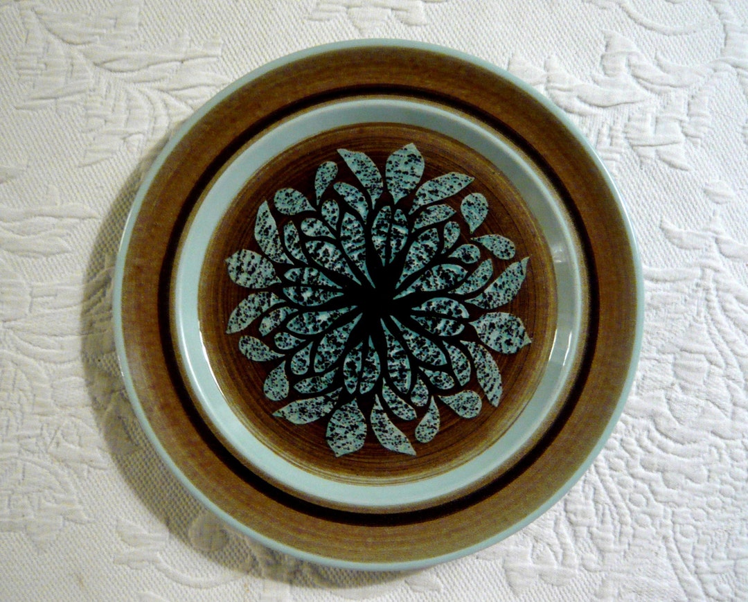 Franciscan Earthenware Nut Tree Pattern Dinner Plate - Etsy